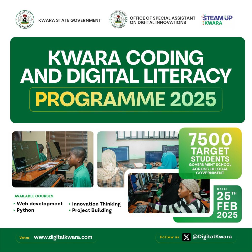 Kwara State Government to Launch 2025 Coding and Digital Literacy ...