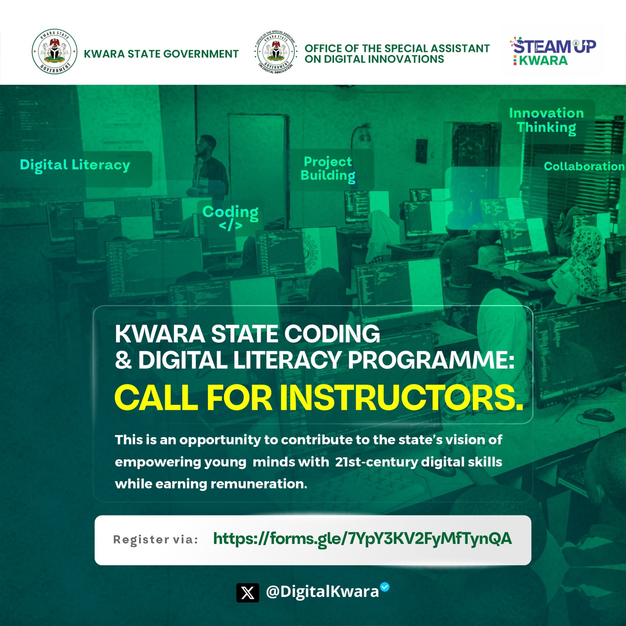 Kwara Coding & Digital Literacy Programme: Call for Instructors ...